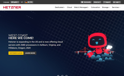 Hetzner Online at Web Hosting Search
