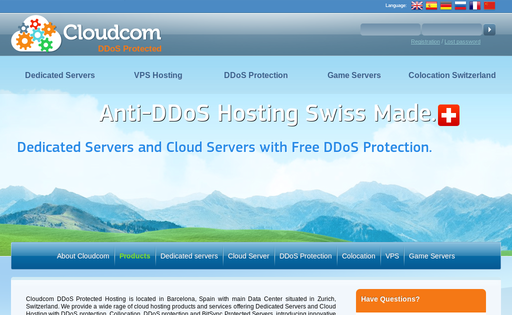 Cloudcom's Hosting Plans at Web Hosting Search