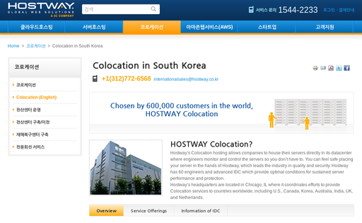 Hostway Korea's Hosting Plans at Web Hosting Search