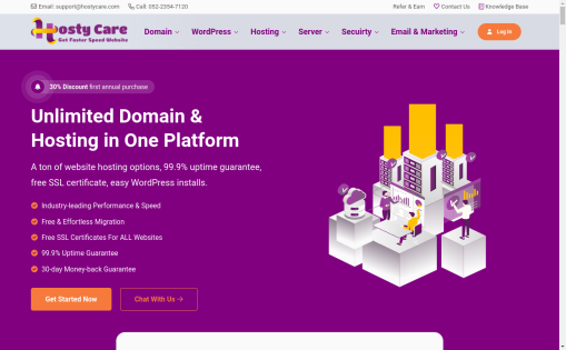 Hosty Care at Web Hosting Search