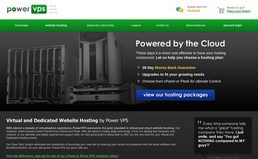 PowerVPS Review - web hosting reviews by real users