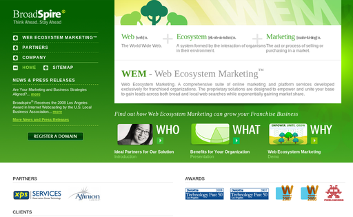 BroadSpire, Inc. at Web Hosting Search